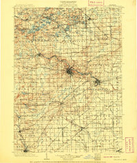 1908 Map of Ann Arbor, MI — High-Res | Pastmaps